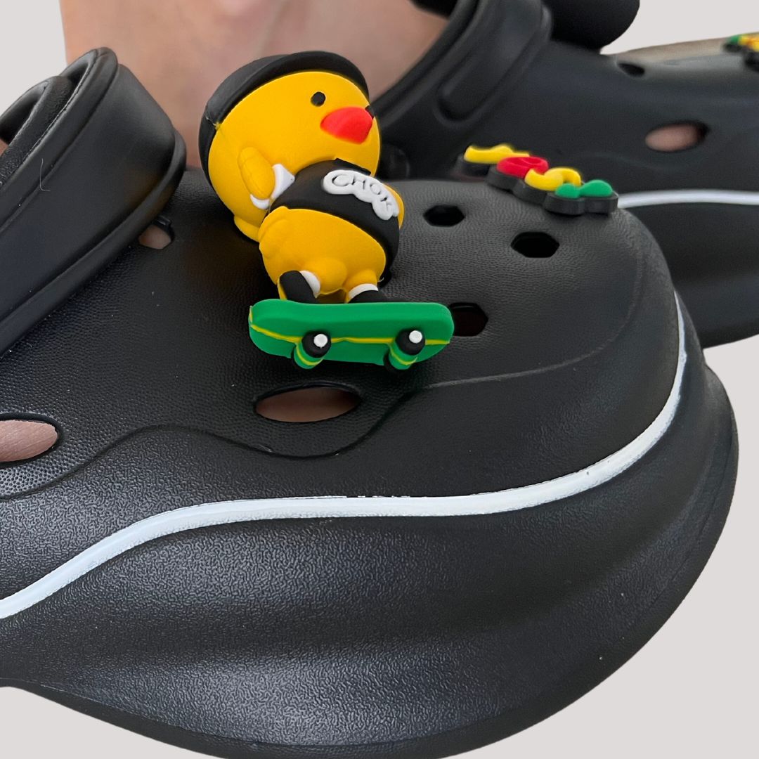 Black Skater Duck Clogs – PICK N JUMP