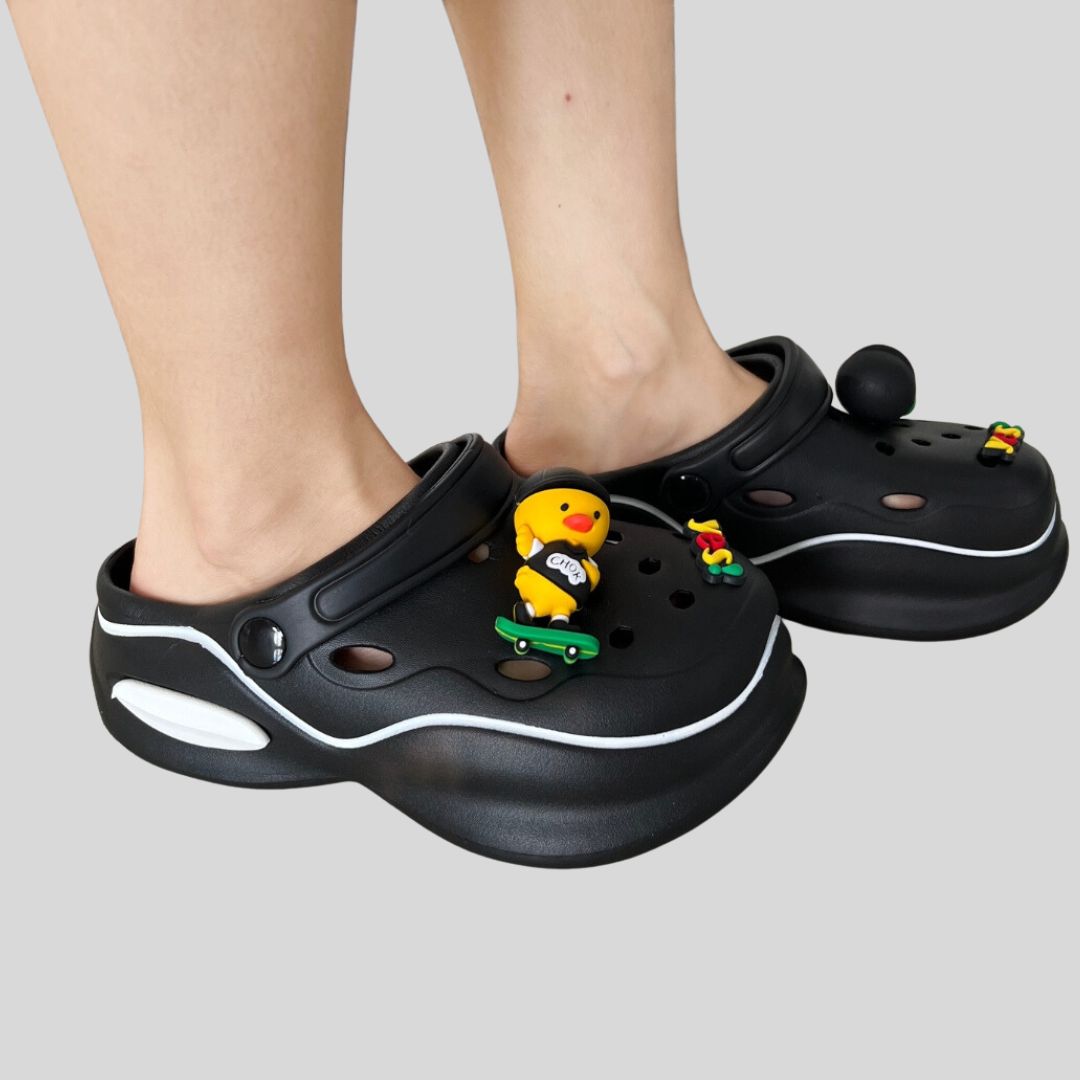 Black Skater Duck Clogs – PICK N JUMP