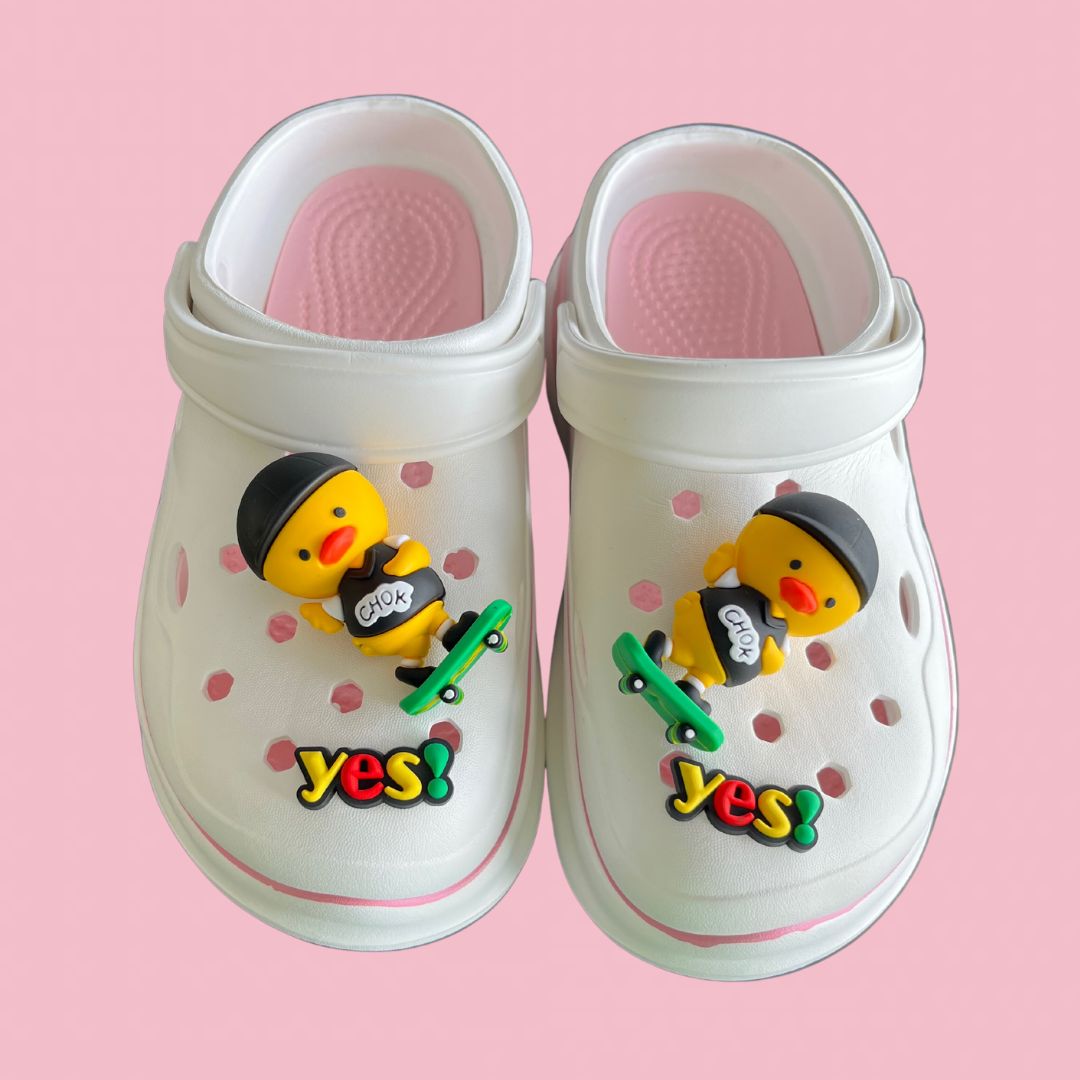 Skater Duck Clogs Pink – PICK N JUMP