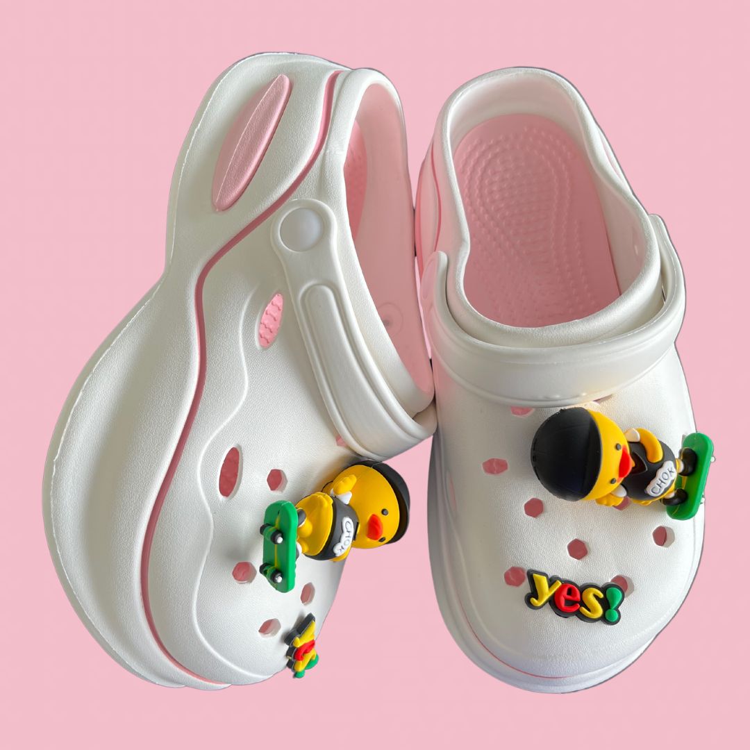 Skater Duck Clogs Pink – PICK N JUMP